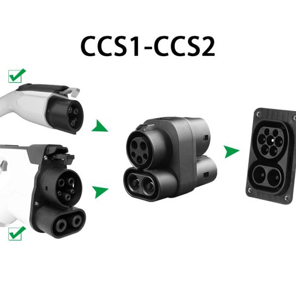 Quality Efficiently Charge Your Electric Vehicle with CCS1 to CCS2 AC EV Adaptor for sale