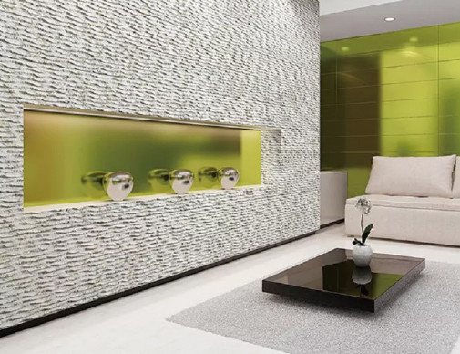Quality Waterstone Ceramic Tile Outdoor Cladding 150x600mm White Gray Black for sale