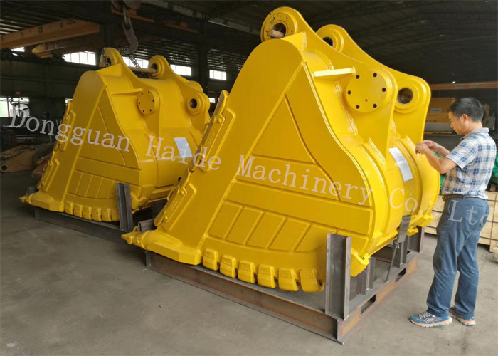 Quality 5cbm welded Custom Excavator Buckets higher performance For Hitachi EX1200 for sale