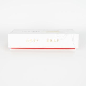 Quality Custom Gold Foiled Logo Gift Clamshell Paper Box With Hide Magnetic Buckle for sale