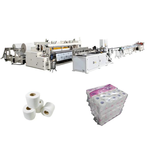 Quality Good price cost efficiently high speed toilet paper kitchen towel production line is gonfyi u for sale