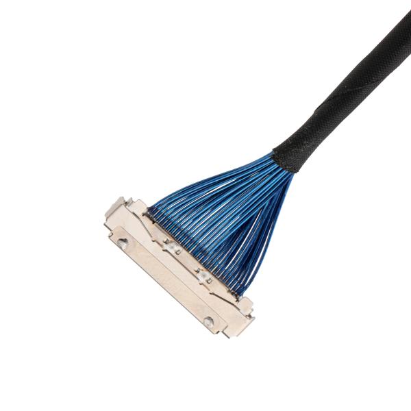 Quality 30-Pin MIPI/LVDS Micro-Coaxial Cable, 40AWG 50Ω Shielded Wire Assembly for sale