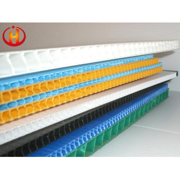Quality White Non Toxic PP Corrugated Plastic Sheets Corrosion Resistant for sale