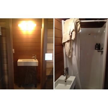 Quality Mobile Prefab Light Steel Tiny House With Wheels Kit Home In AU/EU/US Standard for sale