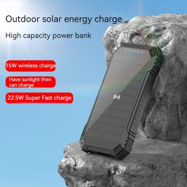Quality Quick Charge Support Waterproof 20000mah Solar Panel Power Bank for Outdoor for sale