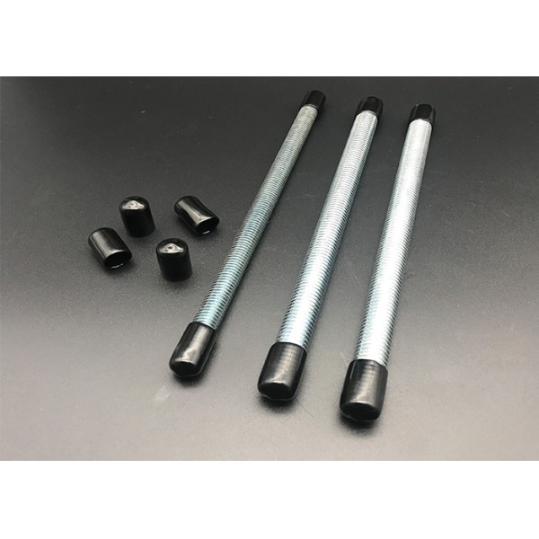 Quality M8 Bar Strut Channel End Cap Rod 1/2 Pvc Threaded Female Customized for sale