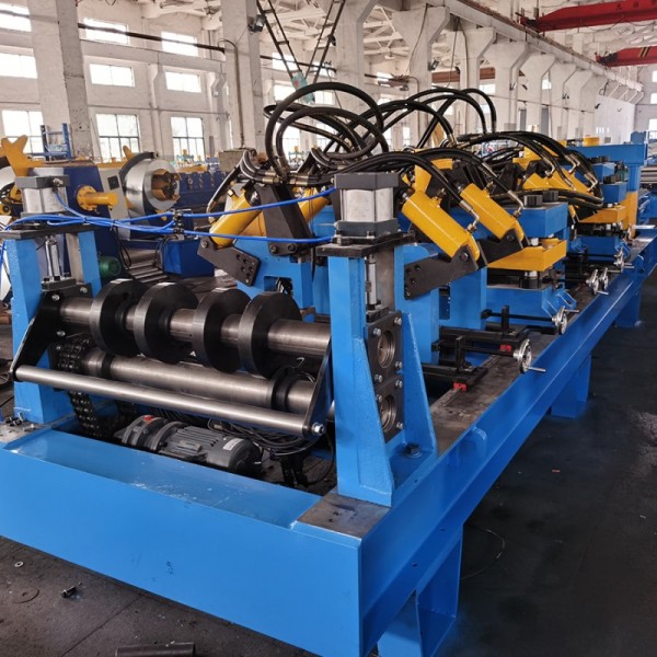Quality 8Kg Z C Purlin Roll Forming Machine Full Automatic Steel Frame for sale