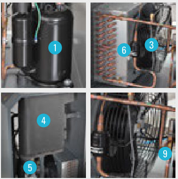 F400 Refrigerant Compressed Air Dryers Cools 4200W Atlas Copco 400l/s Inlet Capacity 1