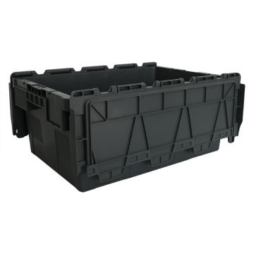Quality Clear Waterproof Logistic Storage Plastic Storage Box with Hinged Lid and for sale