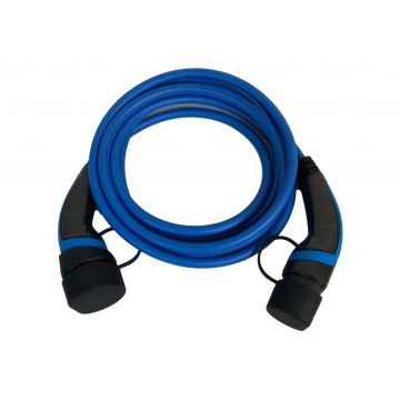 Quality OEM Three Phase Coiled EV Type 2 Type 2 Charging Cable 16A 5M for sale