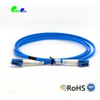 Quality Armored Fiber Optic Patch Cables LC UPC - LC UPC Zipcord SM Duplex 3.0 LSZH Blue for sale
