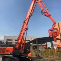Quality Low Noise Excavator Mounted Pile Driver , Hydraulic Pile Driver For Excavators for sale