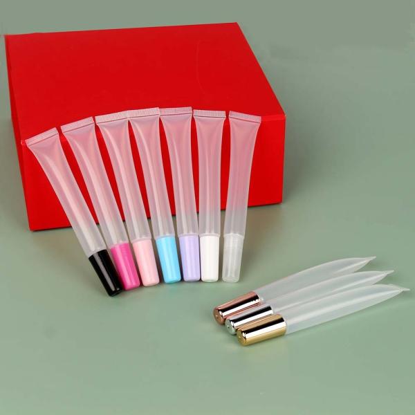 Quality OEM ODM Plastic PP Cosmetic Squeeze Tubes For Lip Gloss 15ml for sale