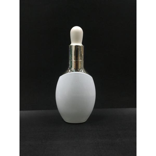 Quality Oval Glass Essential Oil Bottles Dropper Bottles Skincare Packaging Customized for sale