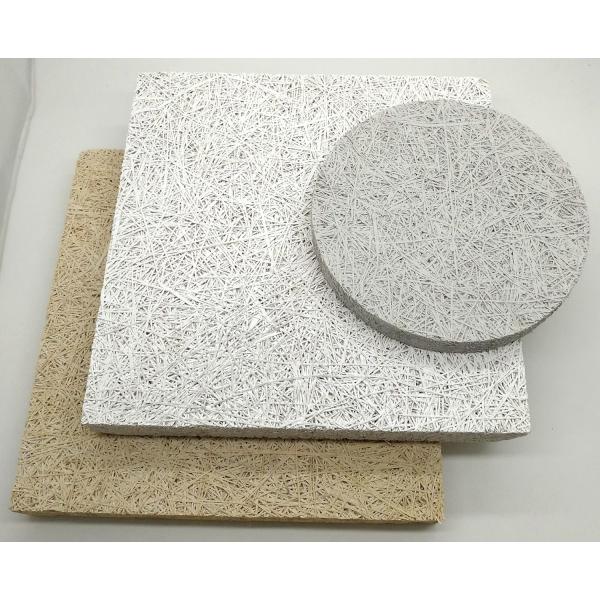 Quality Parallelogram Interior Wood Wool Acoustic Panel Soundproof Board for sale