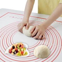 Quality Food Grade Silicone Pastry Mat Non-Stick Rolling Mat with Measurements for sale