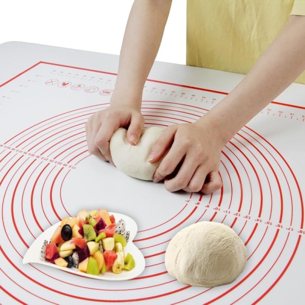 Quality Food Grade Silicone Pastry Mat Non-Stick Rolling Mat with Measurements for sale