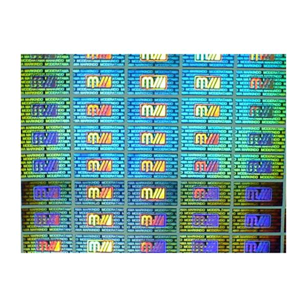 Quality Self Adhesive Laser Holographic Security Labels for Glass Bottle for sale