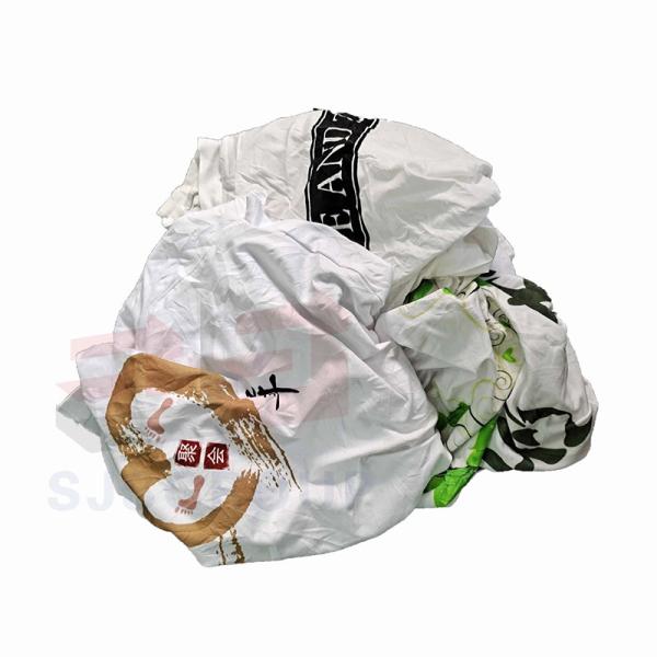 Quality IMPA 232906 Industrial workshop rags cleaning cloth scraps used t shirt rags cotton wiping rags for cleaning for sale