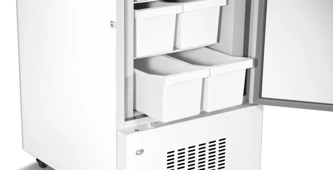 Energy Saving -25 Degrees Upright 358 Liters Medical Deep Freezer with Multi Drawers