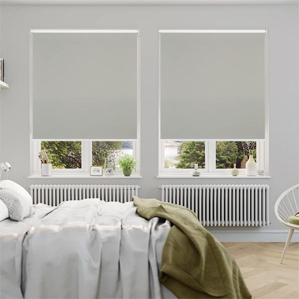 Quality industrial roller window shades for living room pull down black contract for sale