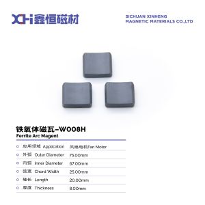 Quality Super Strong Magnets Sintered Hard Permanent Magnet Ferrite Fan Motors W1008H for sale