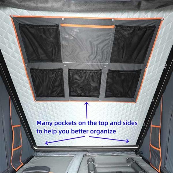 Quality Automatic Opening Triangle Hard Shell Rooftop Tent With Custom Color for sale