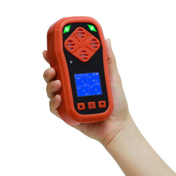 Quality Portable Gas Monitor Alarm Multi LEL Combustible O2 CO H2S 4 In 1 Gas Detector for sale