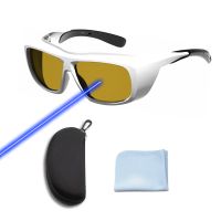 Quality 200-480nm 750-2000nm 10600 OD6 Laser Protective Goggles 450nm Fiber Nd YAG Laser for sale