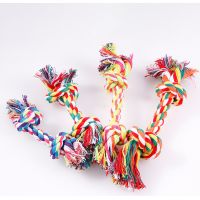 Quality Various Size Dog Chew Toys , Cotton Material Colorful Dog Teething Toys for sale