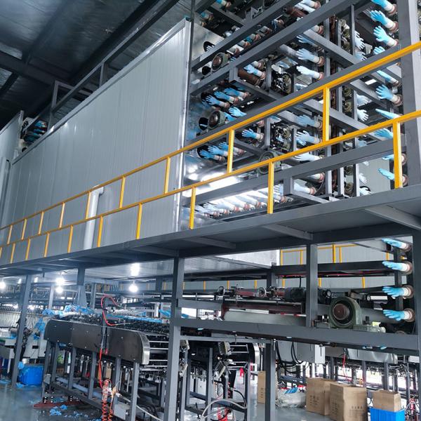 Quality deyi disposable sterile latex gloves making machine for sale
