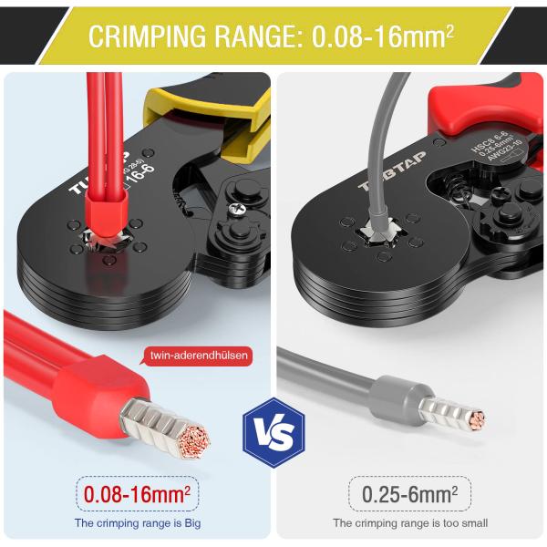 Quality Practical Alloy Ferrule Crimping Tool Kit , Anti Abrasion Crimping Pliers Set for sale
