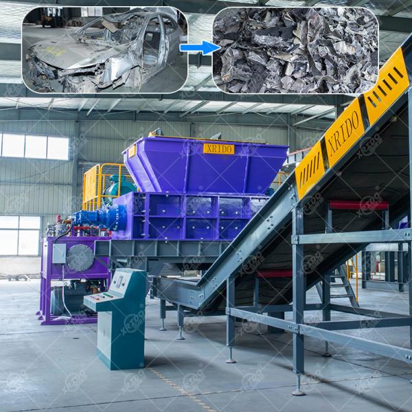 Quality ISO Car Body Shredder Machine Industrial Scrap Metal Iron Shredder Recycling Scrap Iron Shredder for sale