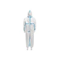 Quality Anti Virus Hooded Disposable Protective Coveralls for sale