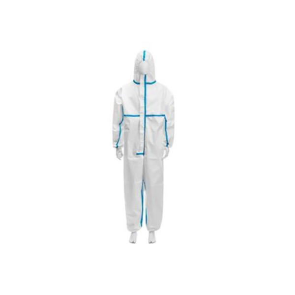 Quality Anti Virus Hooded Disposable Protective Coveralls for sale