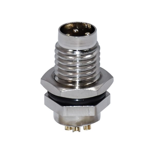 Quality 3A 60V TPU GF M8 Waterproof Connector 3 PIN Soldering PCB for sale