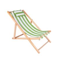 Quality General Outdoor Furniture Modern Design Adjustable Height Foldable Wooden Beach for sale