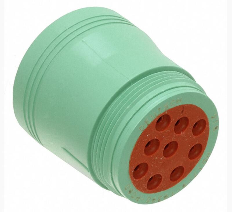 Quality Green Type 2 J1939 Female Connector Silicone Grommet Crimp Contact With 9 for sale