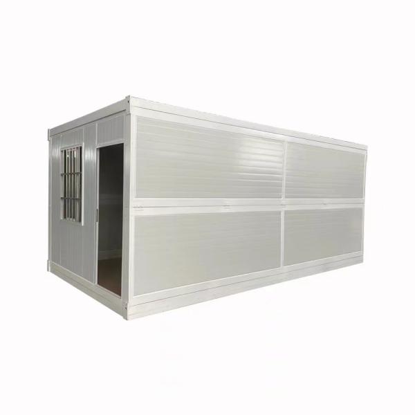 Quality 5950 Mm Prefabricated House Office Folding Flat Pack Container House for sale