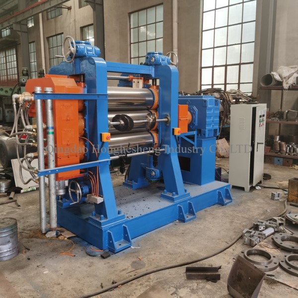 Quality Three Rolls Rubber Calender Mill 0.2MM For Double Side Coating for sale