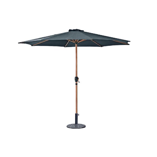 Quality Steel Polyester Outdoor Sun Parasol , Large Waterproof Garden Umbrellas for sale