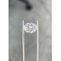 Quality Oval Lab Cultivated Diamonds 3CT CVD No Bow Tie No Treatment Diamond for sale