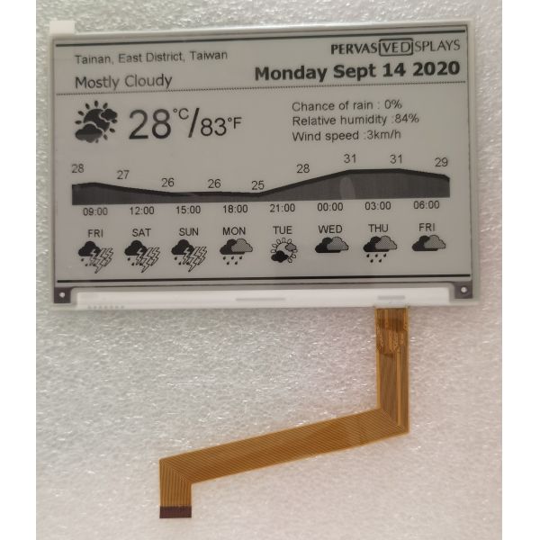 Quality 4.2Inch 400*300Pixels E Ink Display for Electronic Shelf Label with Ultra-low for sale