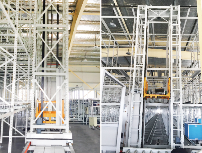 Stacker Crane Floor Supported SRM Storage And Retrieval Machine ASRS Automatic Storage And Retrieval System