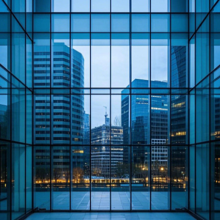Quality Thermal Insulation Unitized Curtain Wall Water Tightness Class 8 And UV Resistance for sale