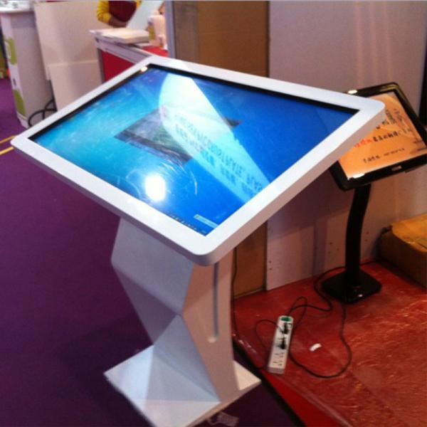 Quality 42 Inch Interactive Digital Signage , Floor Stand Multimedia Kiosk With Infrared for sale