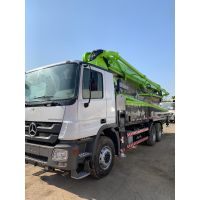 Quality Zoomlion 47m Boom Concrete Pump Truck Heavy Duty 110m3/H With 5 Boom Section for sale