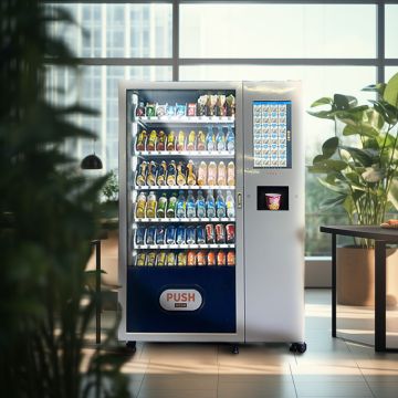 Quality Automatic Beauty Cosmetics Vending Machines LED Lighting Custom Stickers Display for sale