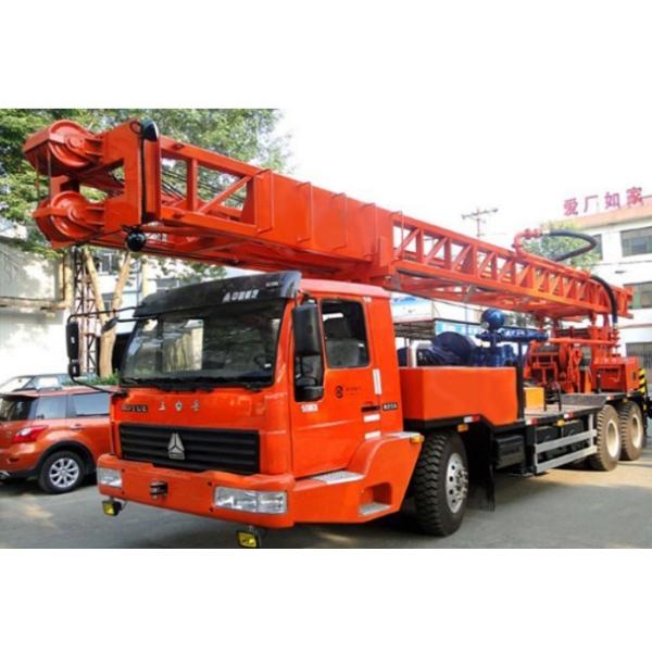 Quality Rotary Truck Mounted Drilling Machine Multifunctional 400m 6X4 for sale