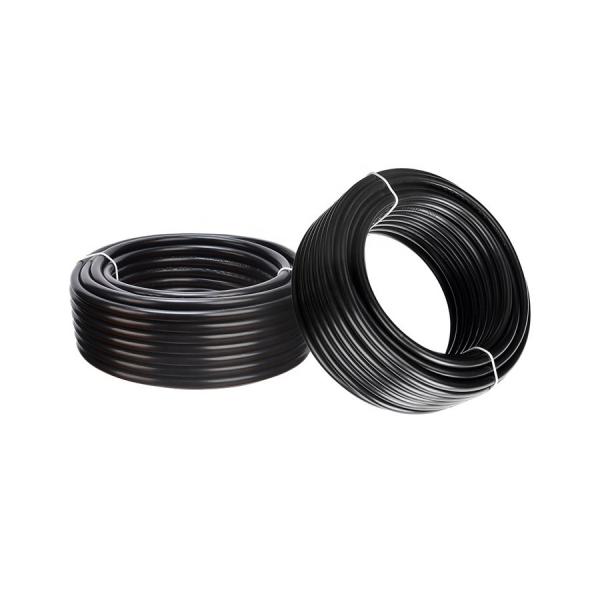 Quality Solid Core Round Cables BV 1X10mm2 Black Laptop Electrical Power Cable with PVC Jacket and Insulation for sale